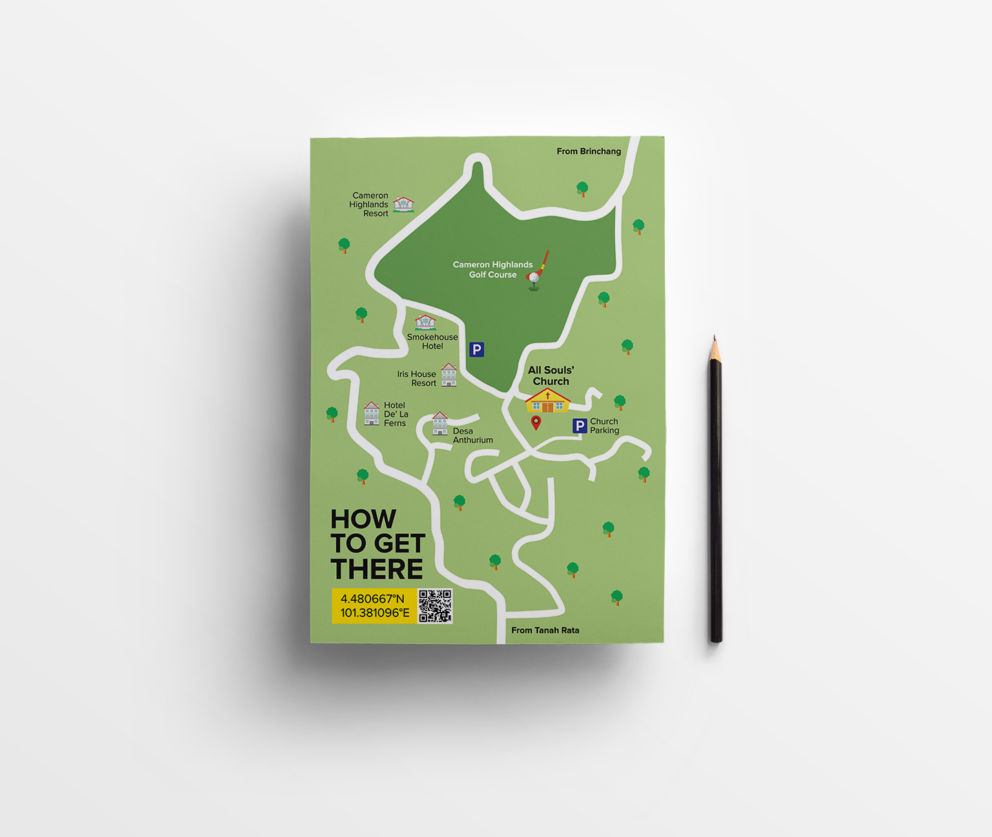 All Souls Church Map, Cameron Highlands – lianne.my